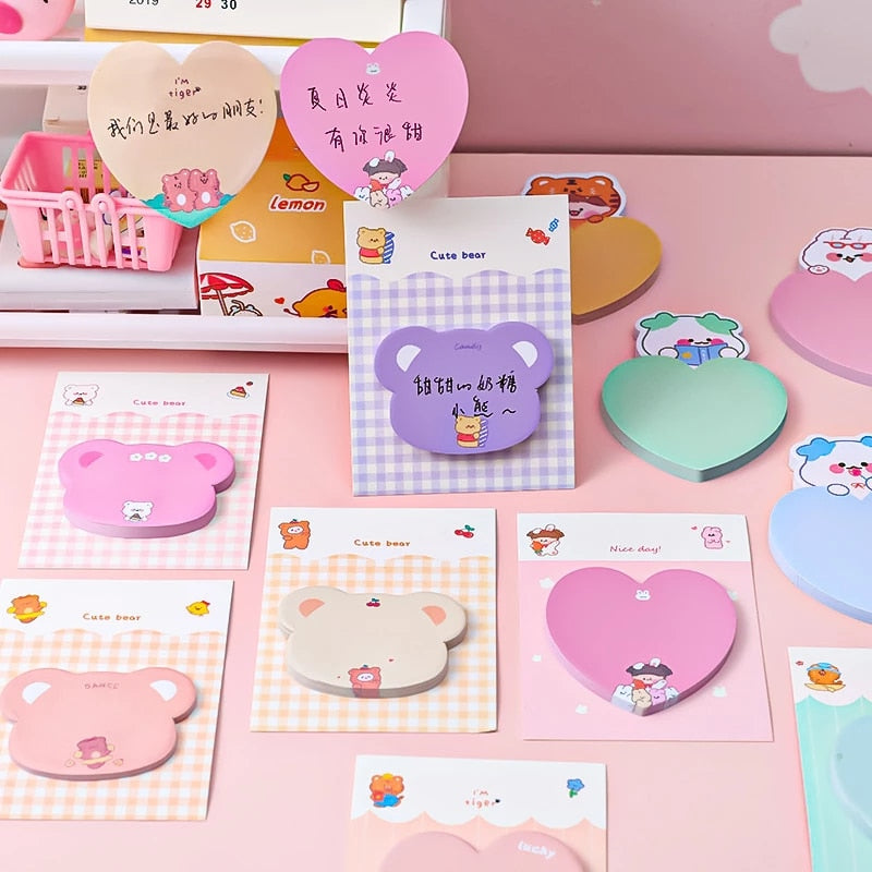 Paper Bear Shop- Cute Bear Stickey Notes- Online Stationery Qatar