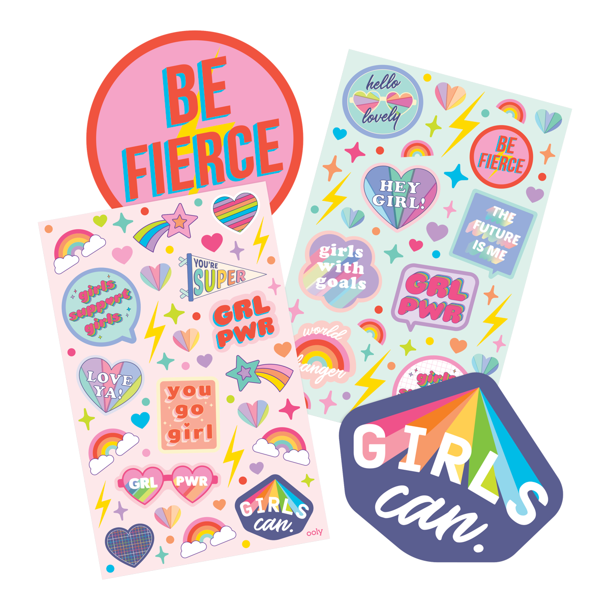 Paper Bear Shop - Scented Scratch Stickers: GRL PWR - Online Stationery ...