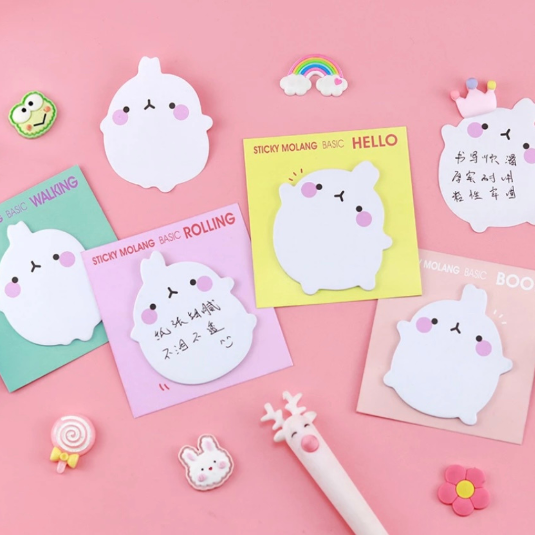 Paper Bear Shop - Cute Rabbit Sticky Notes - Online Stationery Qatar